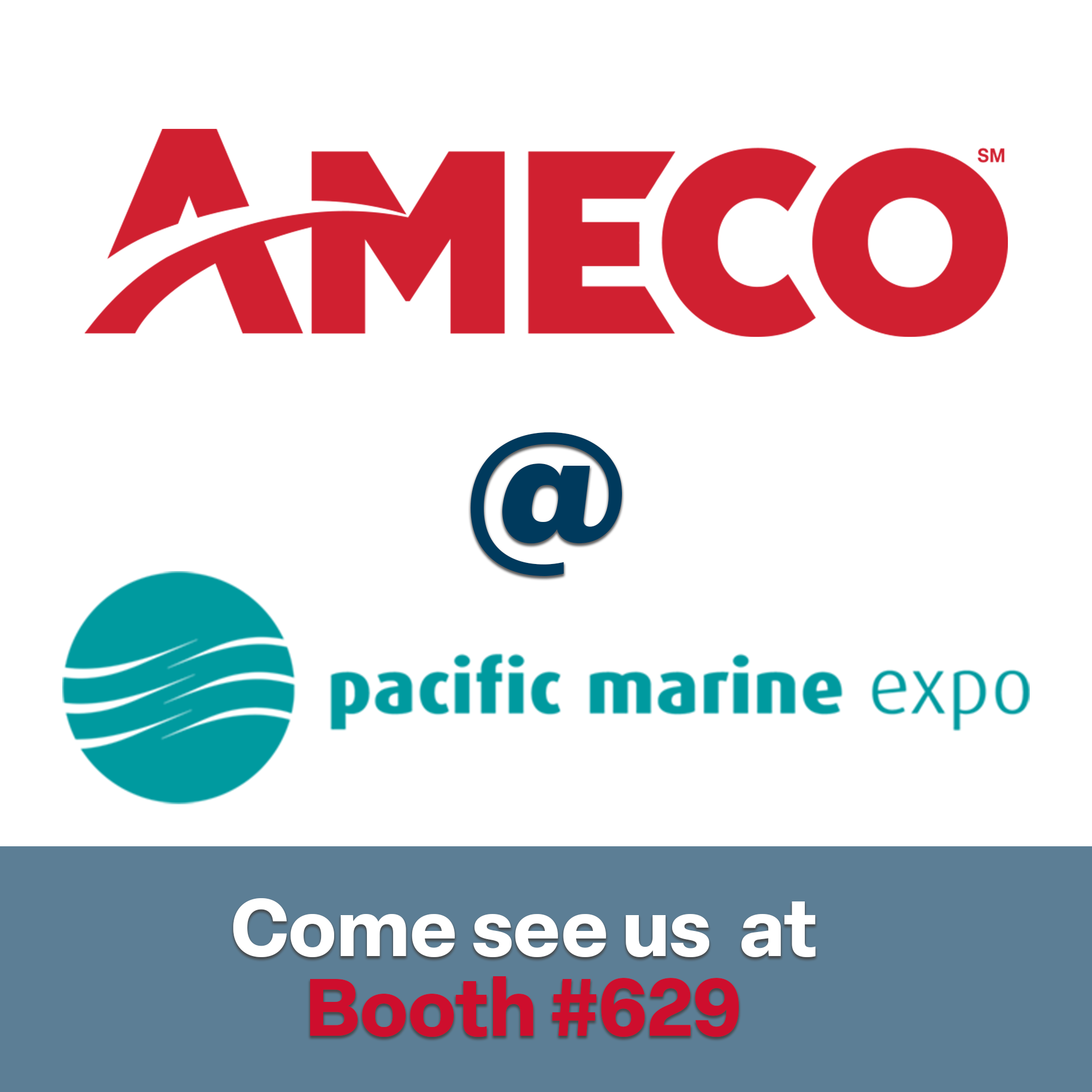 Visit the AMECO booth at the 2023 Pacific Marine Expo - AMECO